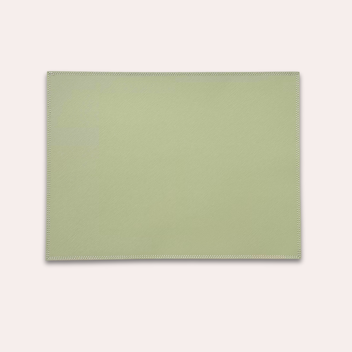 Set de table cuir vert
